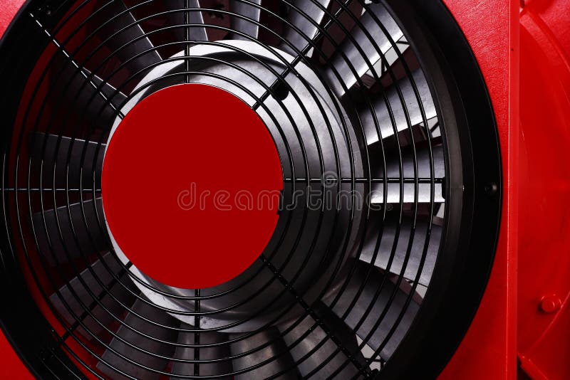 Fire Fighting Ventilation Fan Stock Photo - Image of black, transport ...