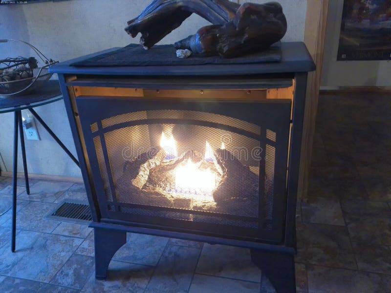 A fire in the firebox. stock image. Image of table, machine - 352765413