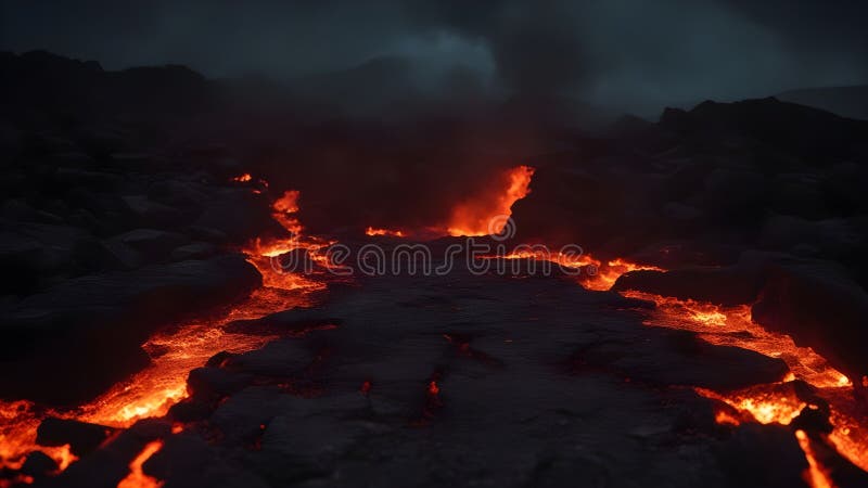 Dangerous Path Metaphor, Man Moving To Hole Trap with Sharp Spikes ...