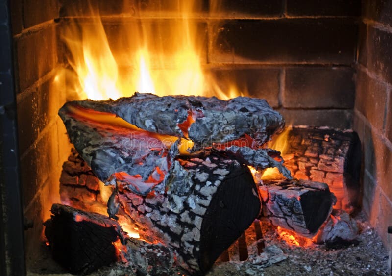 .fire in the Fireplace, Fire in the Fireplace and Tangerines and Nuts ...