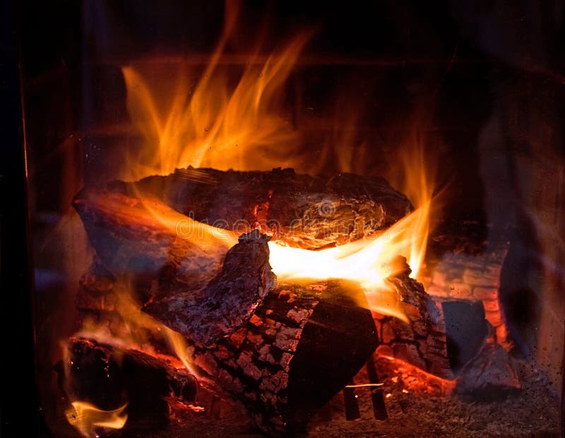 .fire in the Fireplace, Fire in the Fireplace and Tangerines and Nuts ...