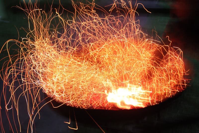 Fire stock image. Image of lights, shells, barbeque, start - 45520647