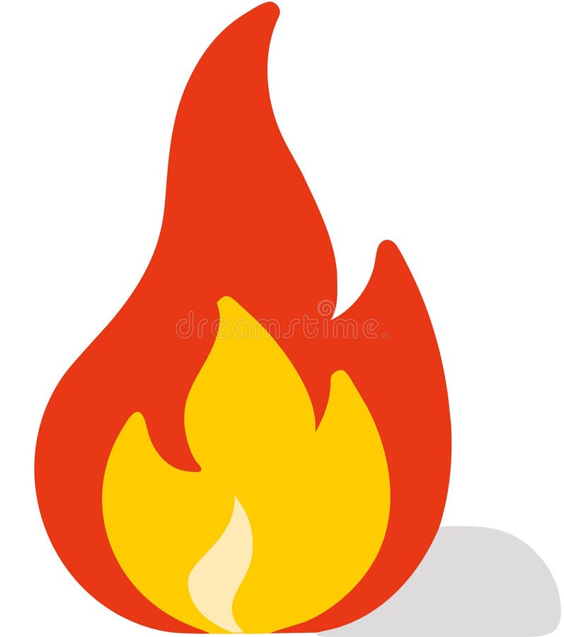 Vectorial image of a fire stock vector. Illustration of icon - 291717146