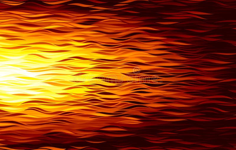 Fire Flame. Abstract Vector Wave Background Stock Vector - Illustration ...