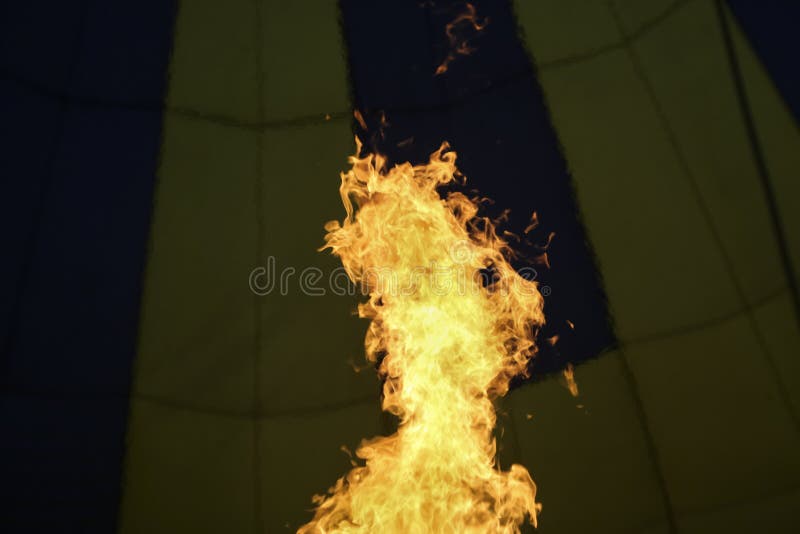 Fire flame in air balloon stock image. Image of float - 88448921