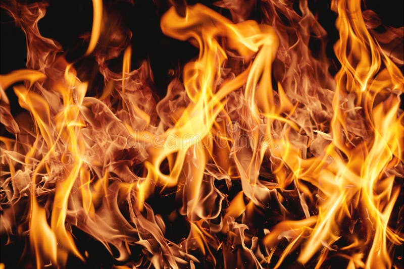 Fire Flame Background. Fire Flames. Campfire Texture. Flaming Bonfire ...