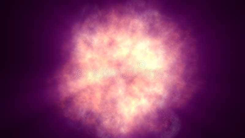 Fire Flame Ball Explosion in Space, Illustration Stock Image - Image of ...