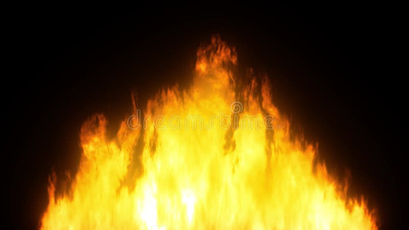 Burning Fire Line Frame on Black Background Stock Footage - Video of ...