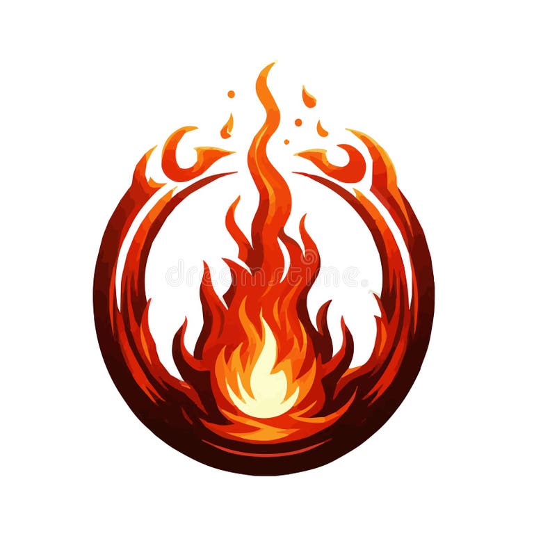 Flame Circle Stock Illustrations – 190,324 Flame Circle Stock ...