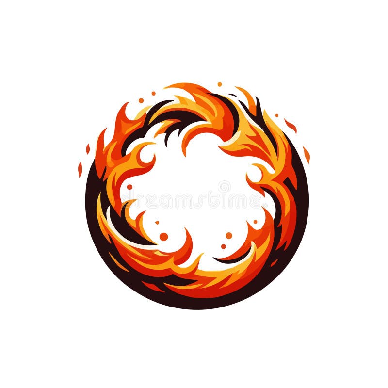 Fire Flame Circle Stock Illustrations – 32,304 Fire Flame Circle Stock ...