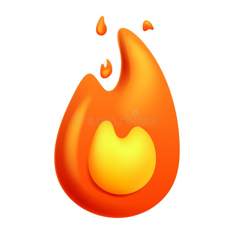 3d fire flame stock vector. Illustration of explosion - 296558576