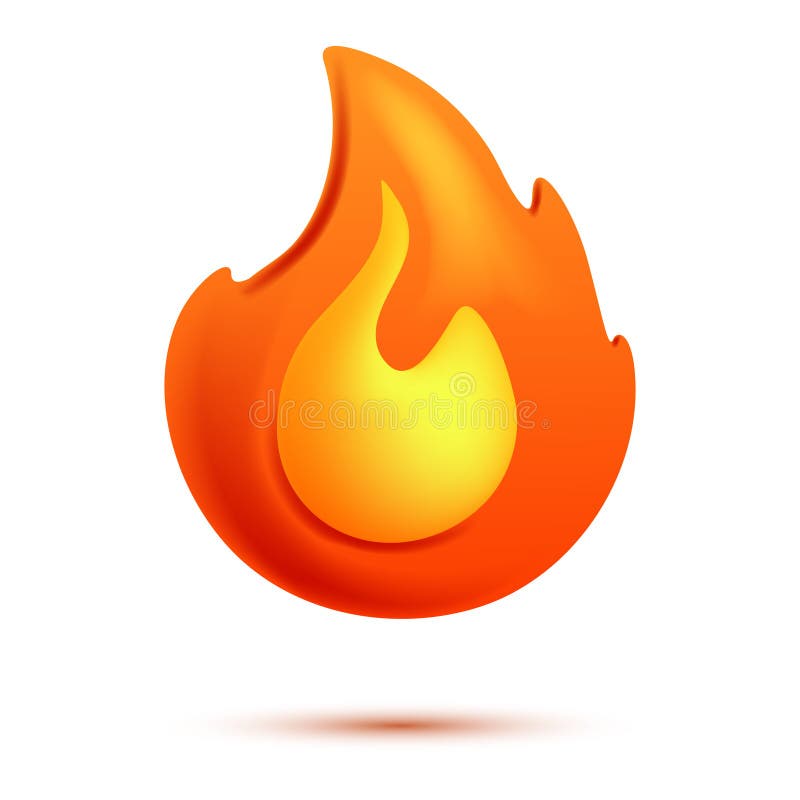 3d fire flame stock vector. Illustration of flaming - 299625548
