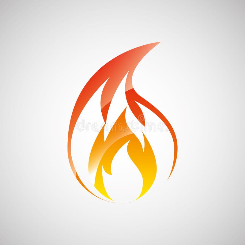 Fire flame design stock illustration. Illustration of flame - 71149990