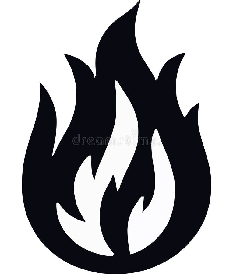 Fire Flame Energy Elements Heat and Brightness Stock Photo - Image of ...