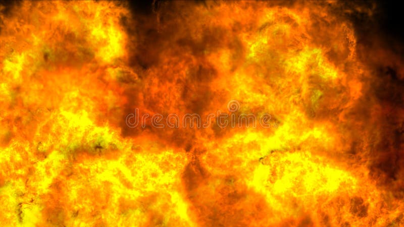 Fire Flame Explosion Background Abstract Stock Illustration ...