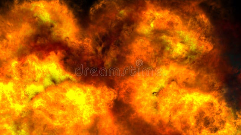 Fire Flame Explosion Background Abstract Stock Illustration ...