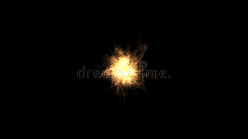 Fire Flame Explosion for Intro, Design Elements, Flames and Sparks ...