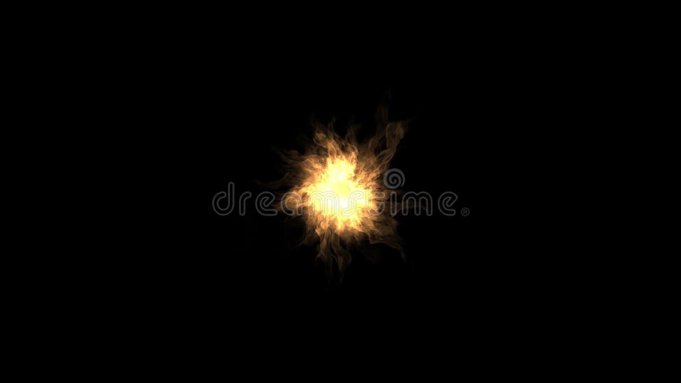 Fire Flame Explosion for Intro, Design Elements, Flames and Sparks ...