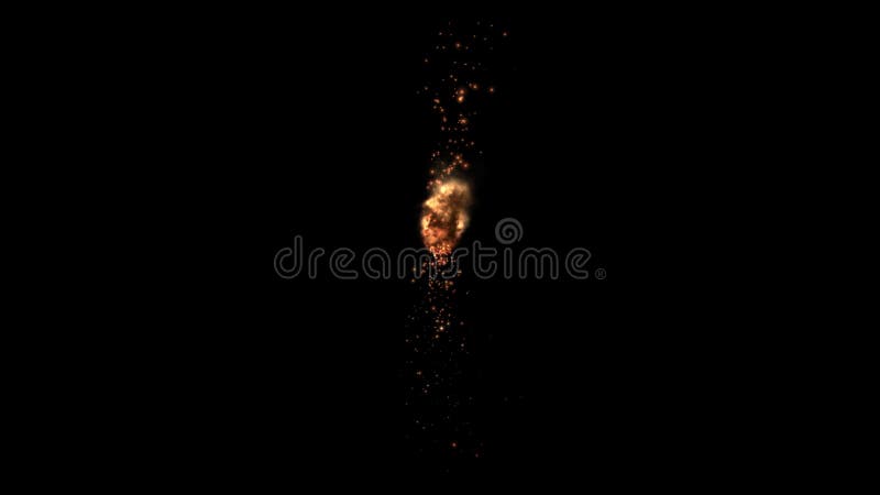 Fire Flame Explosion for Intro, Design Elements, Flames and Sparks ...