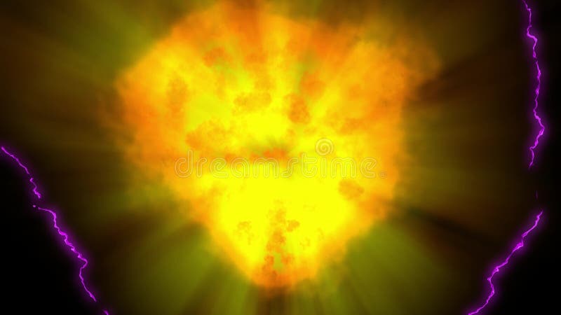 Fire Flame, Explosion, Ray and Electricity Effect Stock Video - Video ...