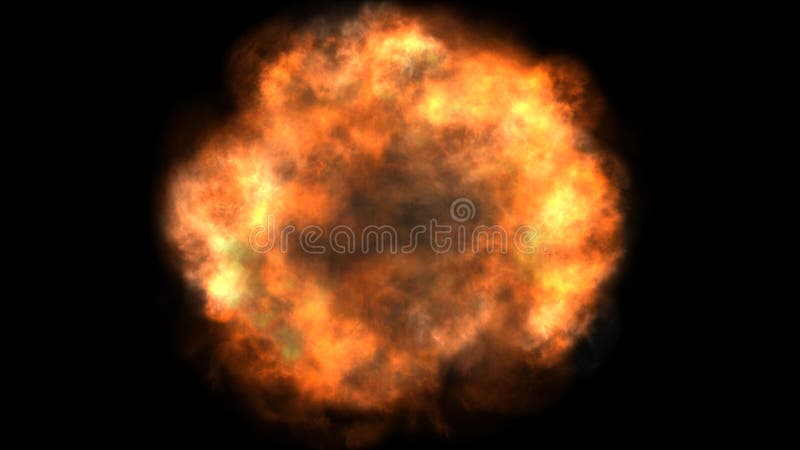 Fire Flame Explosion in Space Stock Illustration - Illustration of hell ...