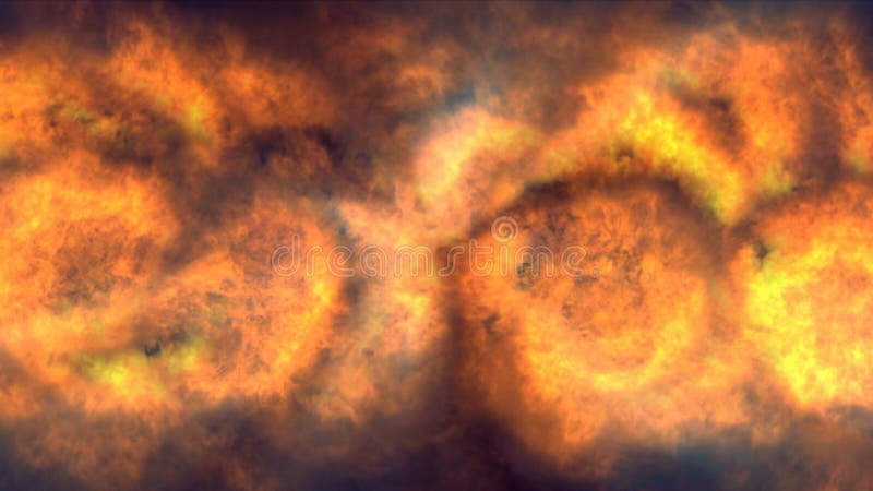 Fire Flame Explosion in Space Stock Illustration - Illustration of ball ...