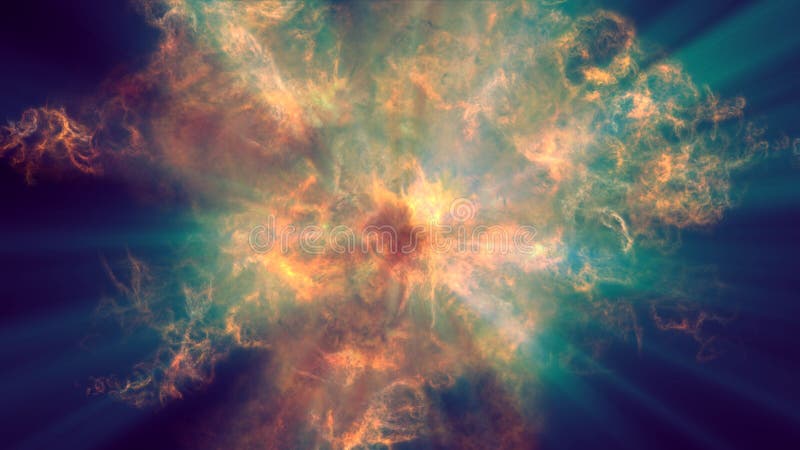 Fire Flame Explosion in Space Stock Illustration - Illustration of ...