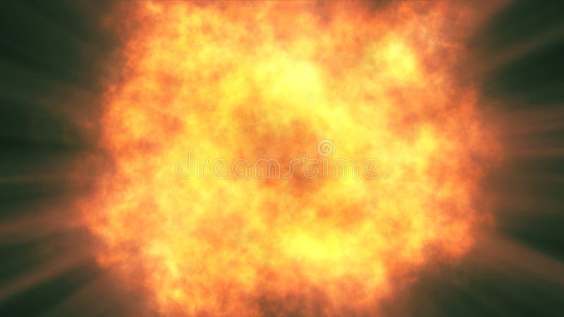 Fire Flame Explosion in Space Stock Illustration - Illustration of ...