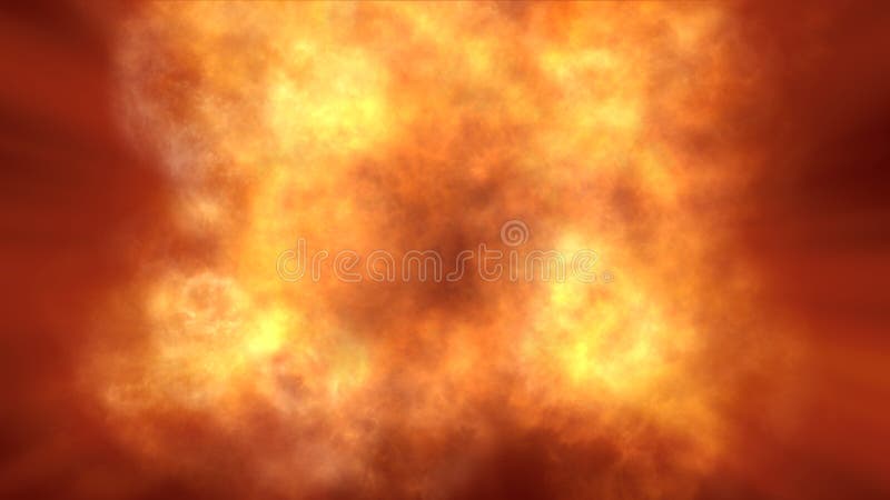 Fire Flame Explosion in Space Stock Illustration - Illustration of ...