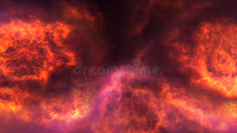 Fire Flame Explosion in Space Stock Illustration - Illustration of ...