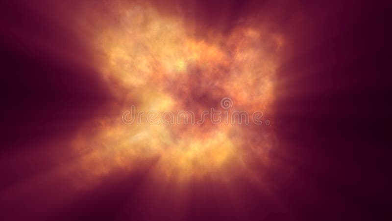Fire Flame Explosion in Space Stock Illustration - Illustration of fire ...