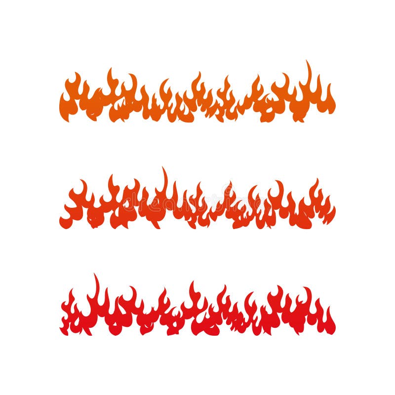 Fire and Flame Graphic Design Template Vector Stock Vector ...