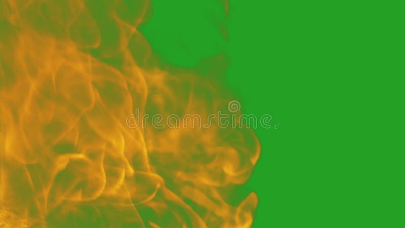Fire Flame on Green Screen VFX Stock Video - Video of flame, campfire ...