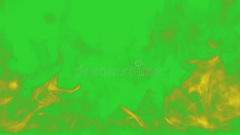 Fire Flame on Green Screen VFX Stock Video - Video of fireplace ...