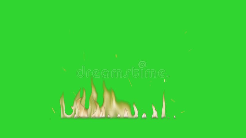 Fire Flame on Green Screen VFX Stock Video - Video of wildfire, frame ...