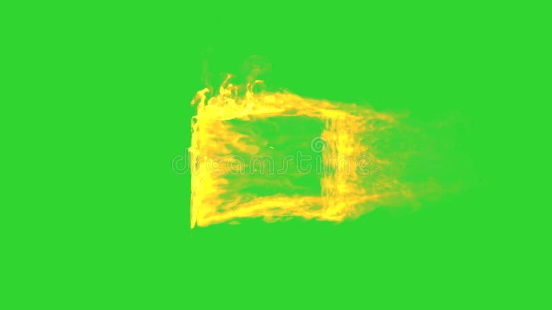 Fire Flame on Green Screen VFX Stock Footage - Video of screen, flaming ...
