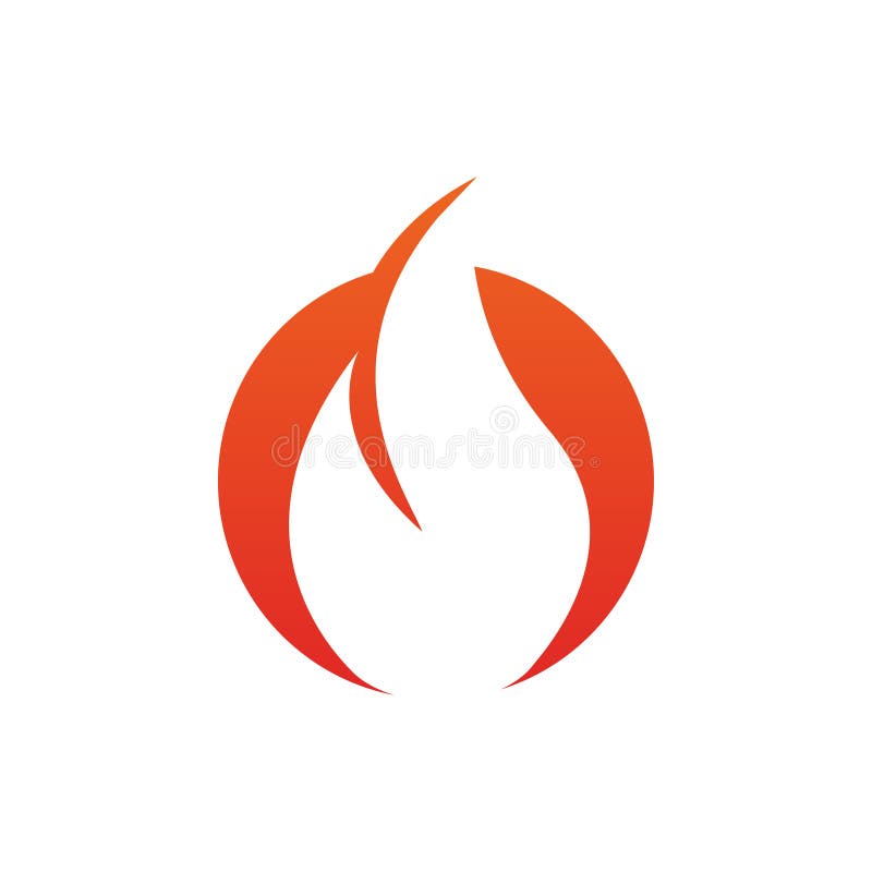 Fire Flame Icon Design Template Vector Isolated Stock Illustration ...