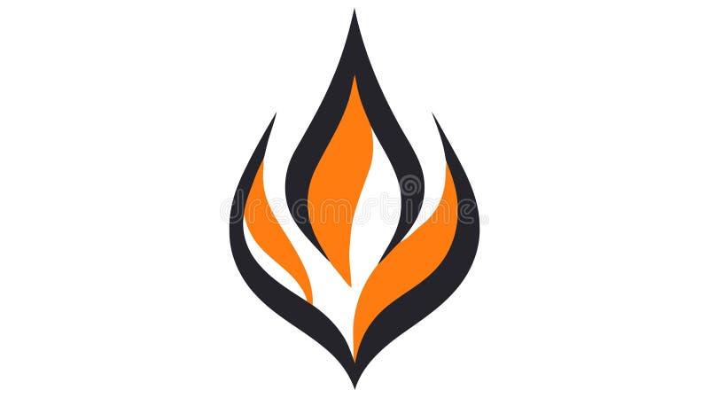 Fire Flame Logo Design Vector Template Droplet Shape. Red Drop Logotype ...