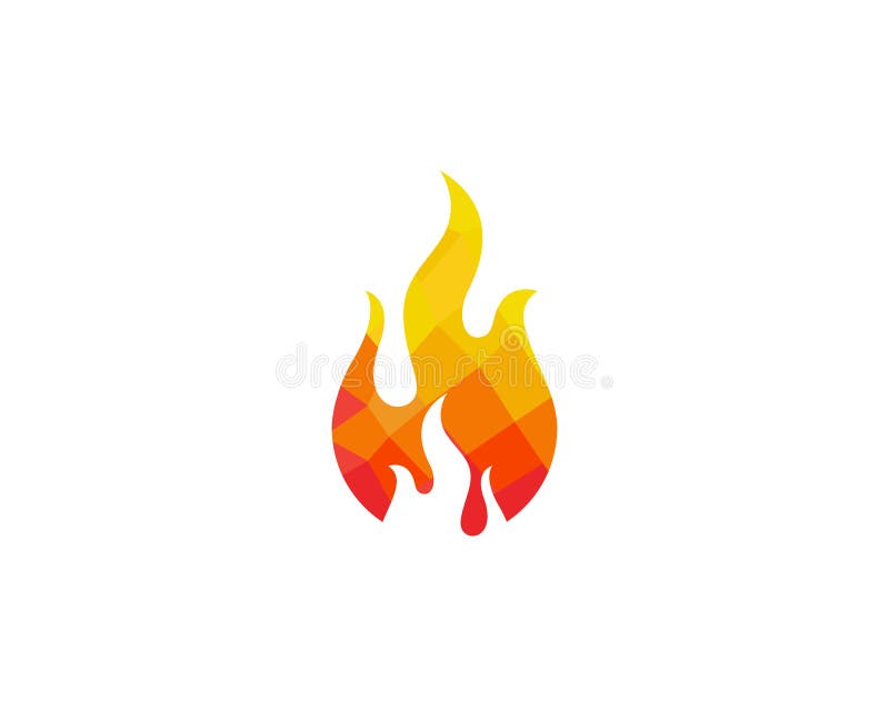Fire Flame Logo Design Vector. Burning Inferno Ene Stock Vector ...