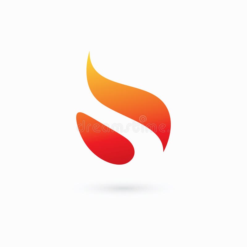 Fire Flame Logo Template Vector, Oil Gas Energy Logo Concept Stock ...