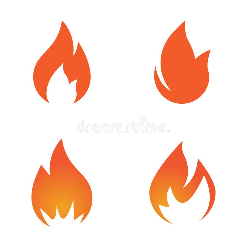 Fire Flame Logo Vector, Oil, Gas and Energy Logo Concept Stock Vector ...