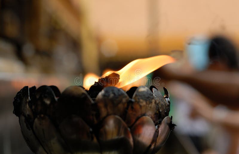 Fire flame stock image. Image of religious, altar, flame - 65261973