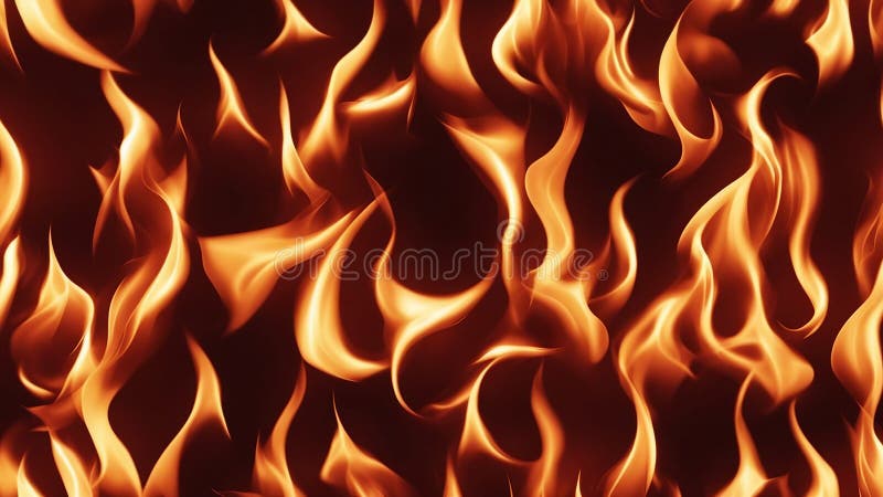 The Fire Flame Pattern Was Made of Thin and Curved Lines that Formed ...