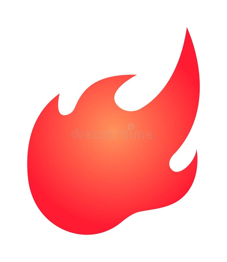 Fire Flame Shape Illustration Stock Vector - Illustration of firewood ...