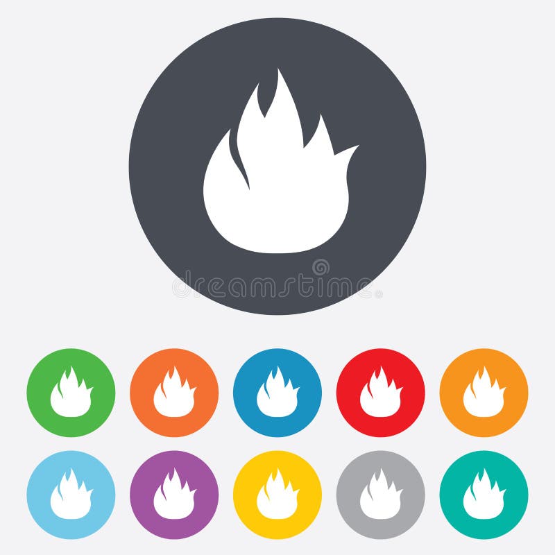 Colourful flame logo stock vector. Illustration of creative - 21956946