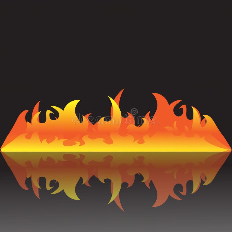 Fire tech vector image stock vector. Illustration of poster - 139065422