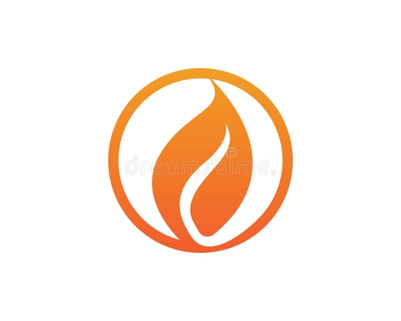 Fire Flame Simple Logo Vector Stock Illustration - Illustration of ...