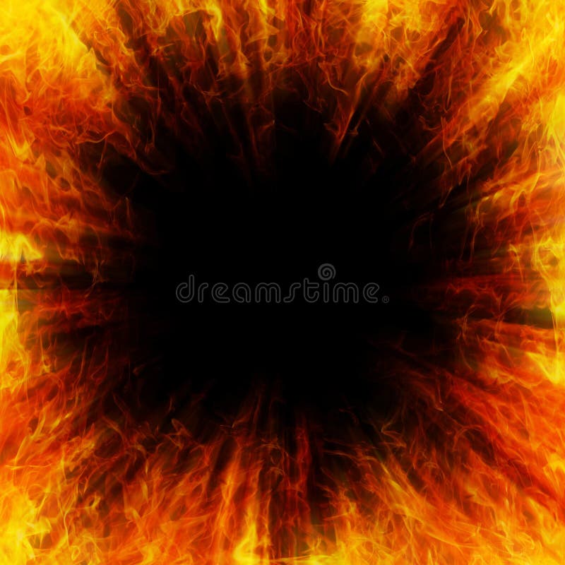 Fire flame with smoke. stock illustration. Illustration of flammable ...