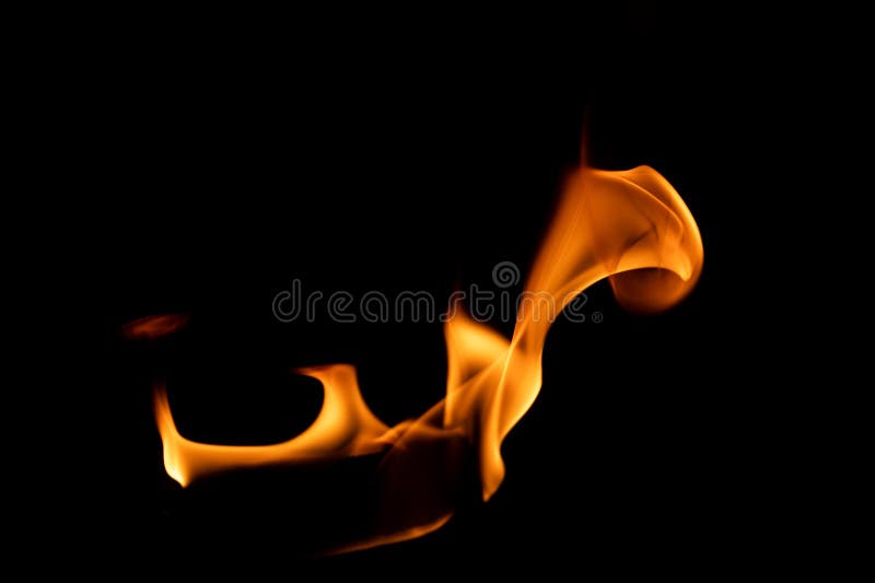 Fire Flame Smoke Background Black Burn Stock Image - Image of abstract ...