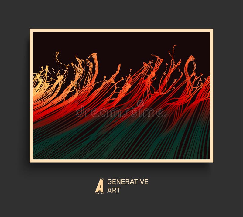 Fire Flame. Splash Imitation. Notebook Mockup. Cover Design Template ...